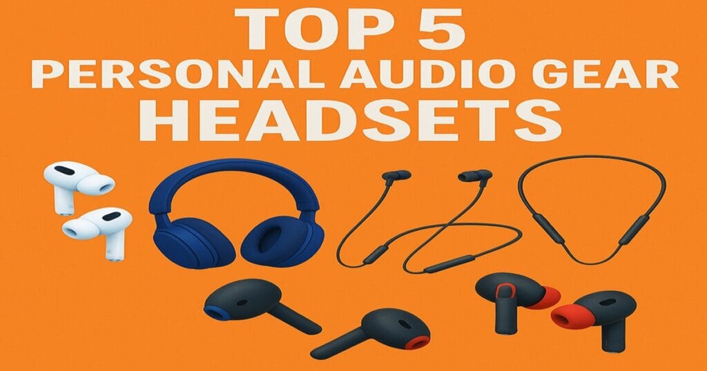 Top 5 Personal Audio Gear Headsets